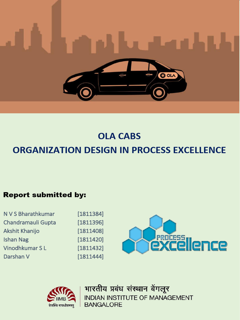 Ola's Process Excellence Overview | PDF | Business