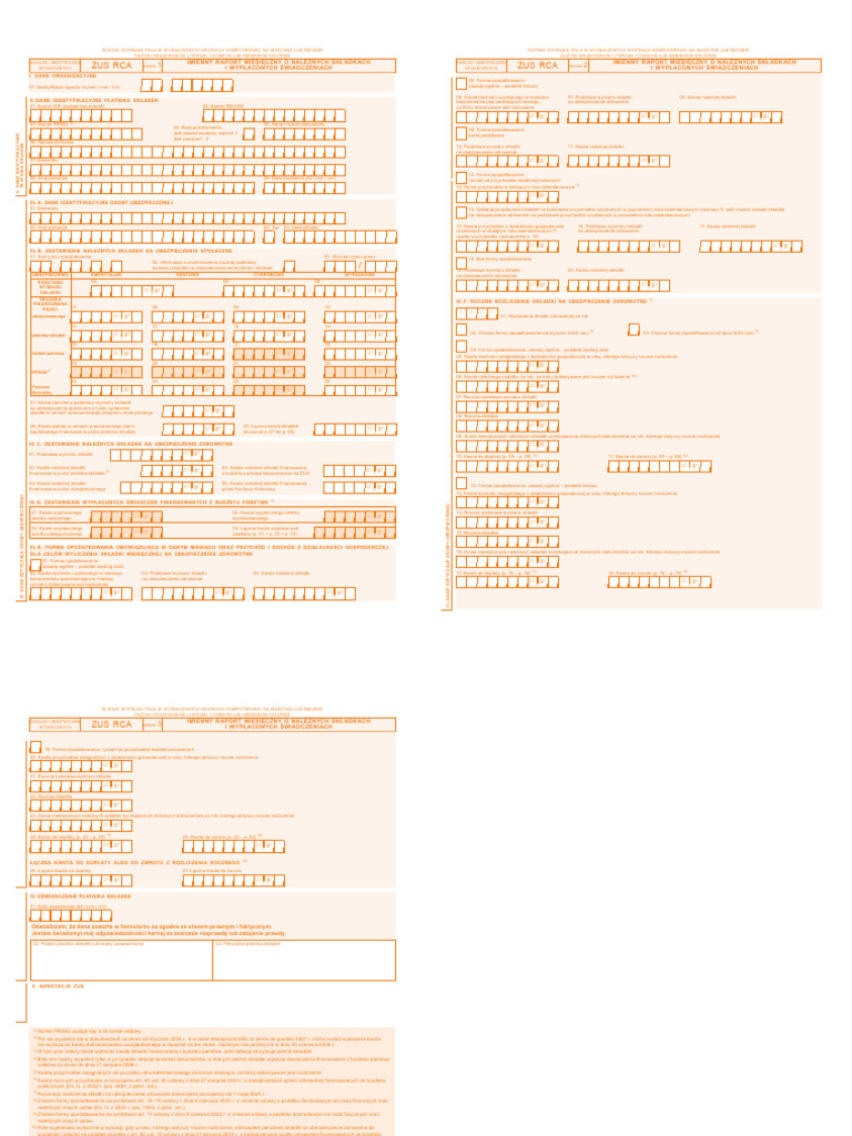 Zus Rca Zus Rca | PDF