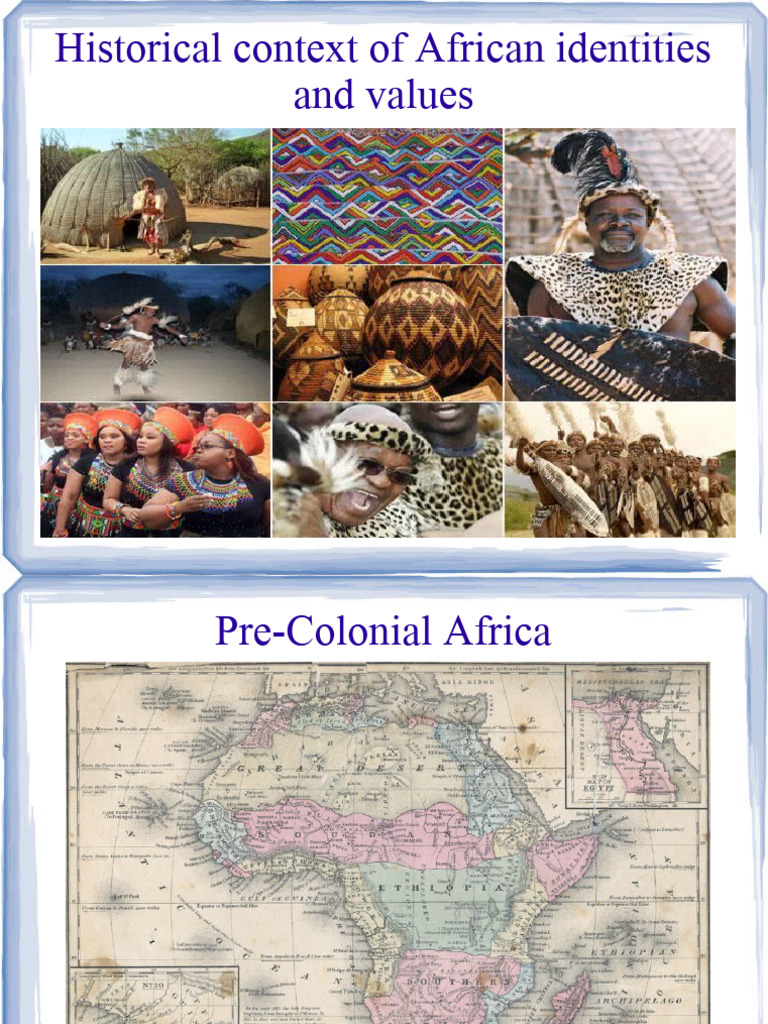 Historical Context of African Identities and Values | PDF | History