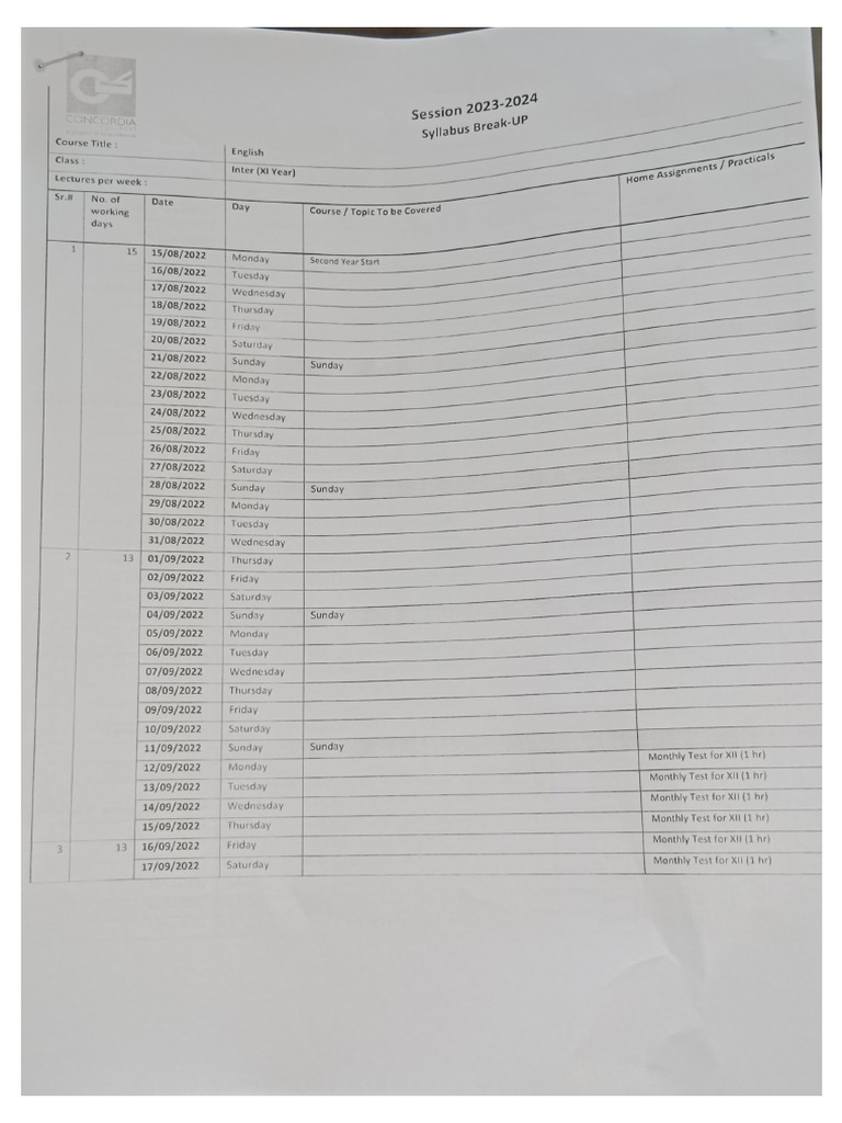 1st Year Break-Up | PDF