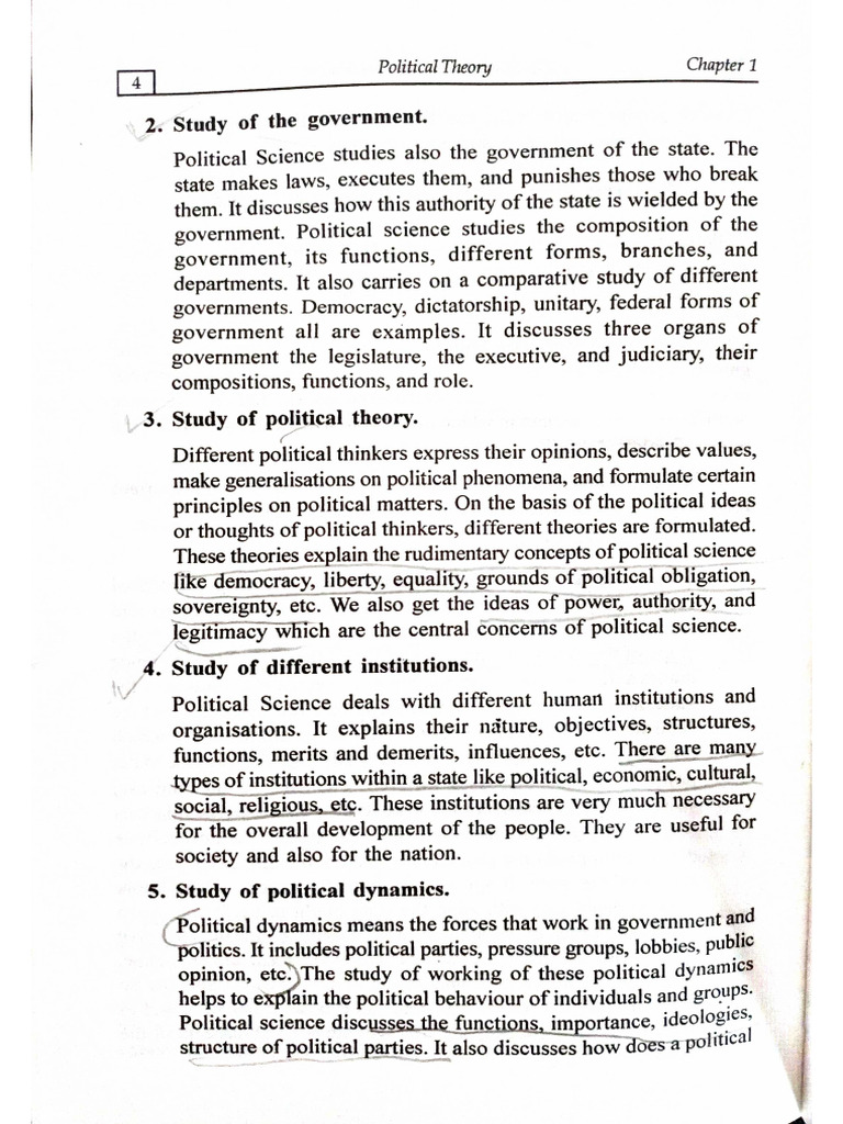 Overview of Political Theory and Government | PDF | State (Polity ...