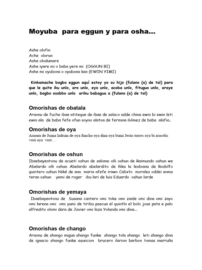 557757857-Moyuba-Para-Eggun-y-Para-Osha | PDF