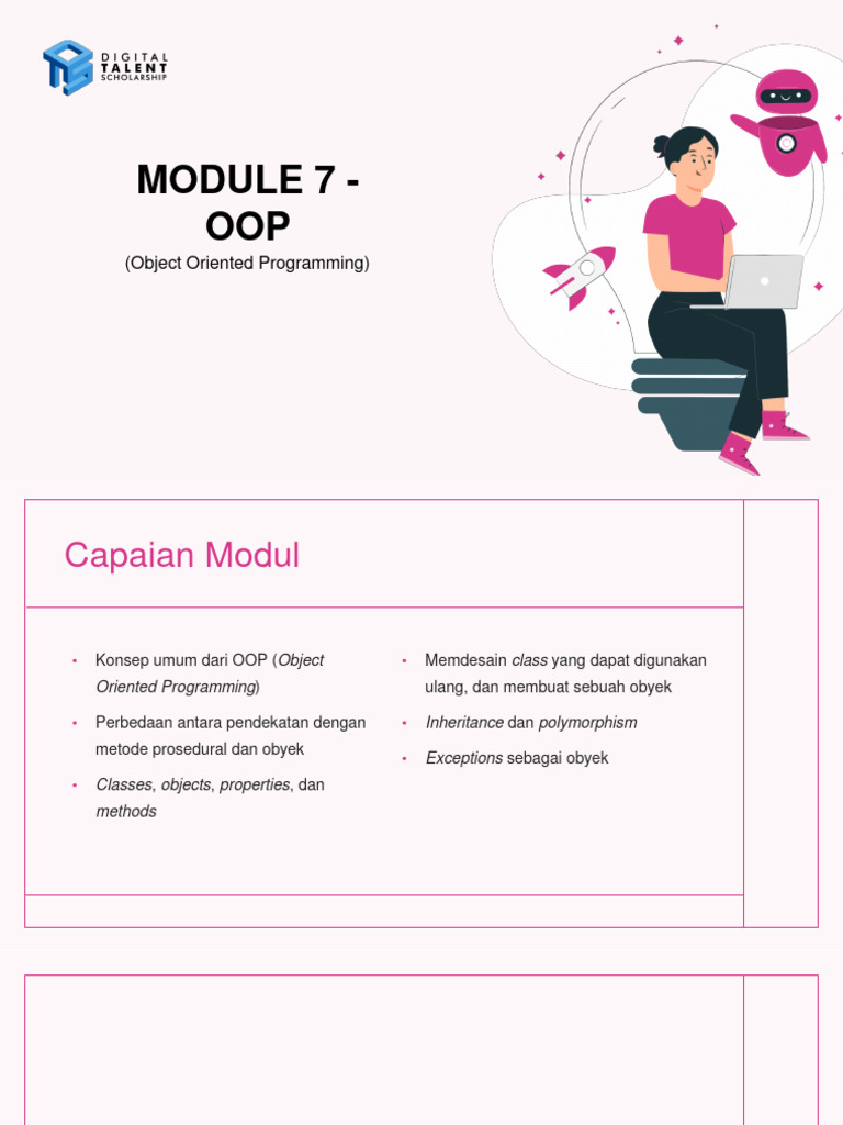 Module 10 - PE2 Modul 3 - OOP - Summer Rie | PDF | Seni | Komputer