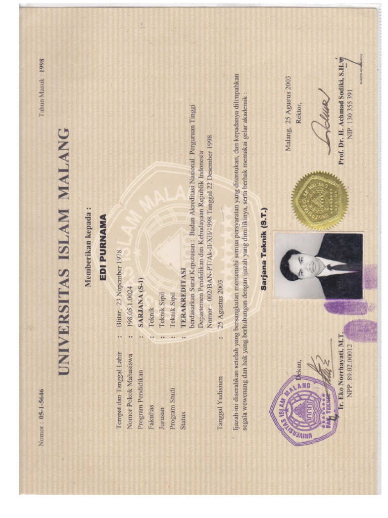 Ijazah Ktp Copy | PDF
