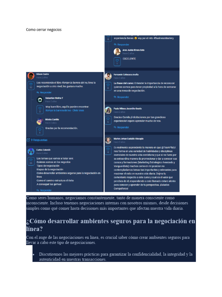 Como Cerrar Negocios | PDF | Negociación | Calidad (comercial)