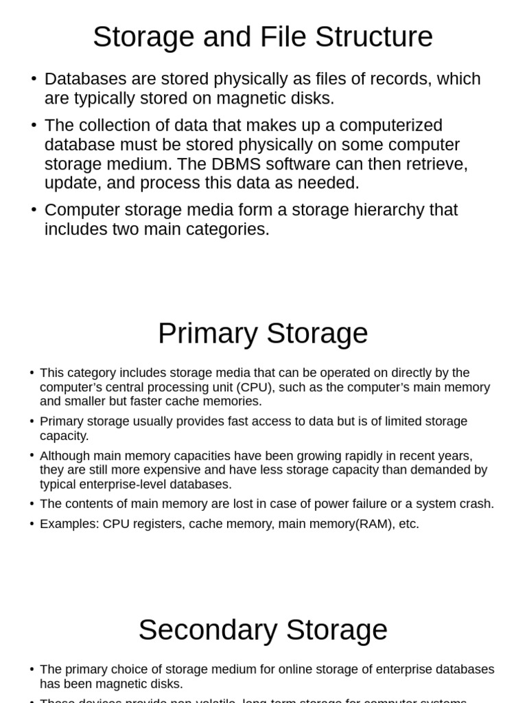 unitV_part1 | Download Free PDF | Computer Data Storage | Databases