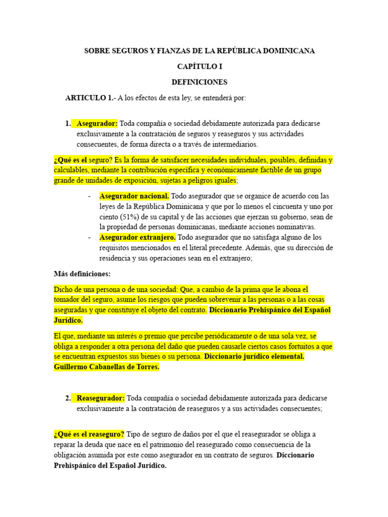Asegurador 1 | PDF | Seguro | Reaseguro