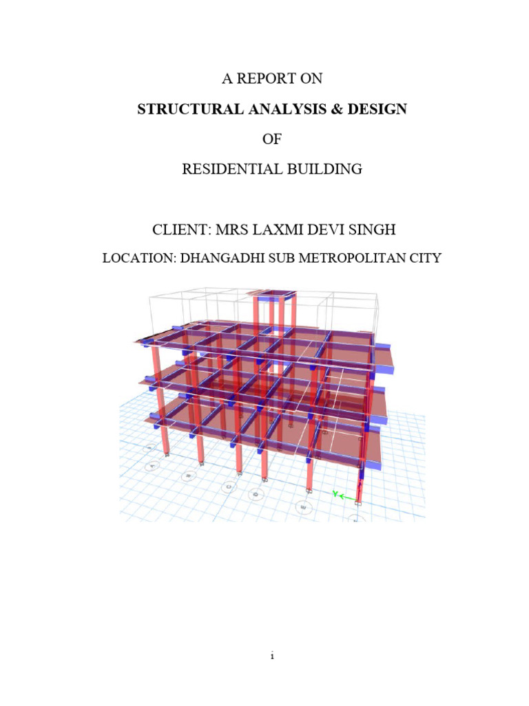 Sudhir pratap singh structural report | PDF | Earthquake Engineering ...