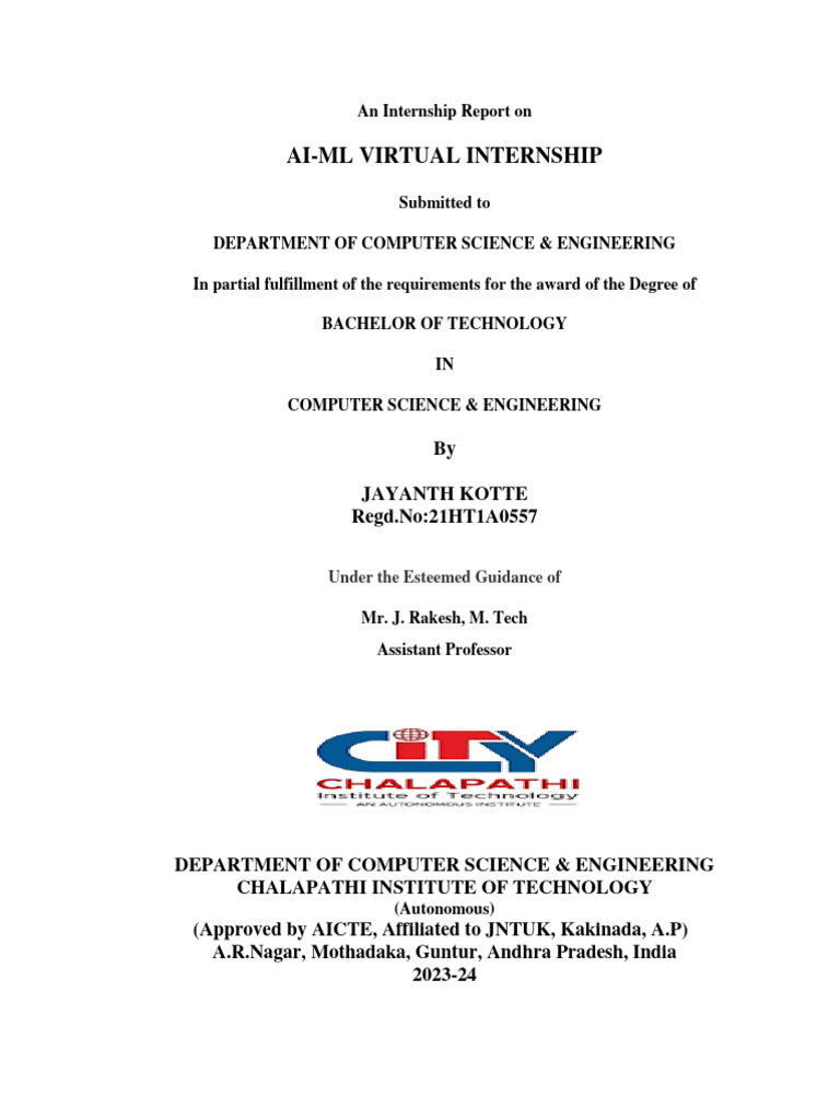 Jayanth Documentation | PDF | Computer Vision | Machine Learning