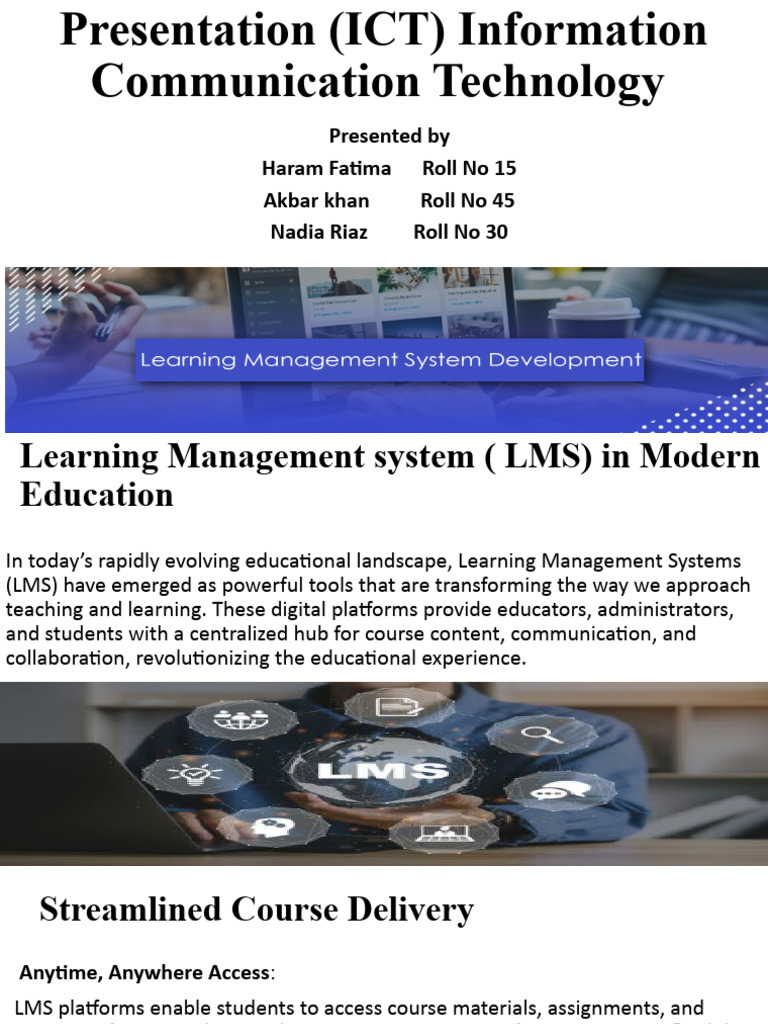 Learning Management System (LMS) in Modern Education | PDF | Learning ...
