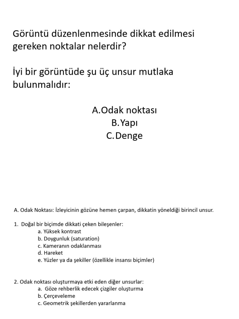 Ses Ve Goruntu Goruntu Duzenleme | PDF