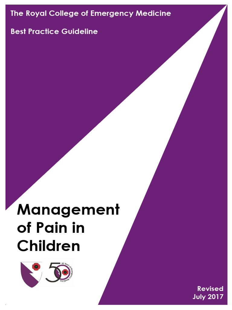 RCEM Guidelines for Pediatric Pain Management | PDF | Pain Management ...