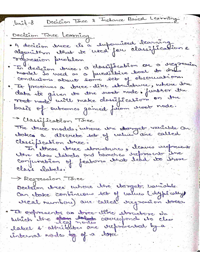 Machine Learning Unit 3 Pdf