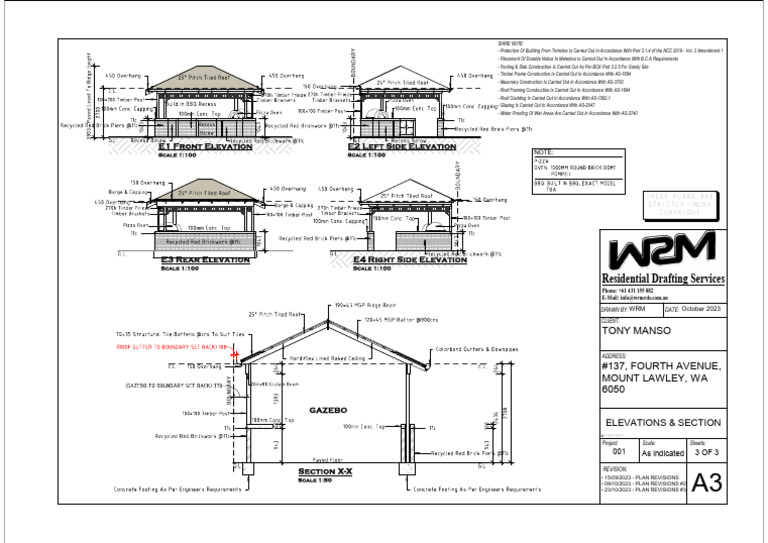 (3of3) Elevations Section | PDF | Building Engineering | Local ...