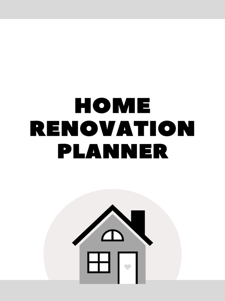Home Renovation Planner Checklist | PDF | Interior Design | Bedroom