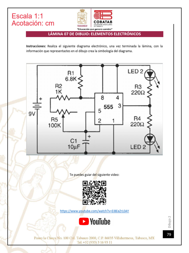 Lámina 07 Elementos Electrónicos | PDF | Dibujo