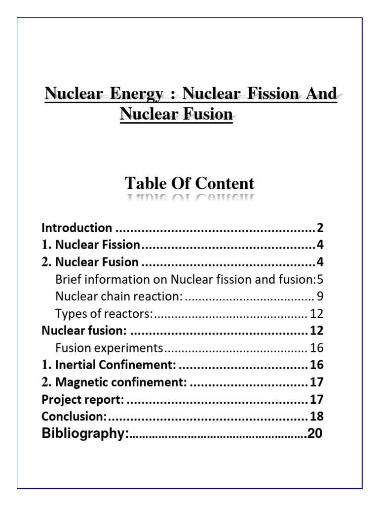 nuclear-energy-nuclear-fission-and-nuclear-fusion | PDF | Nuclear Power | Nuclear Reactor