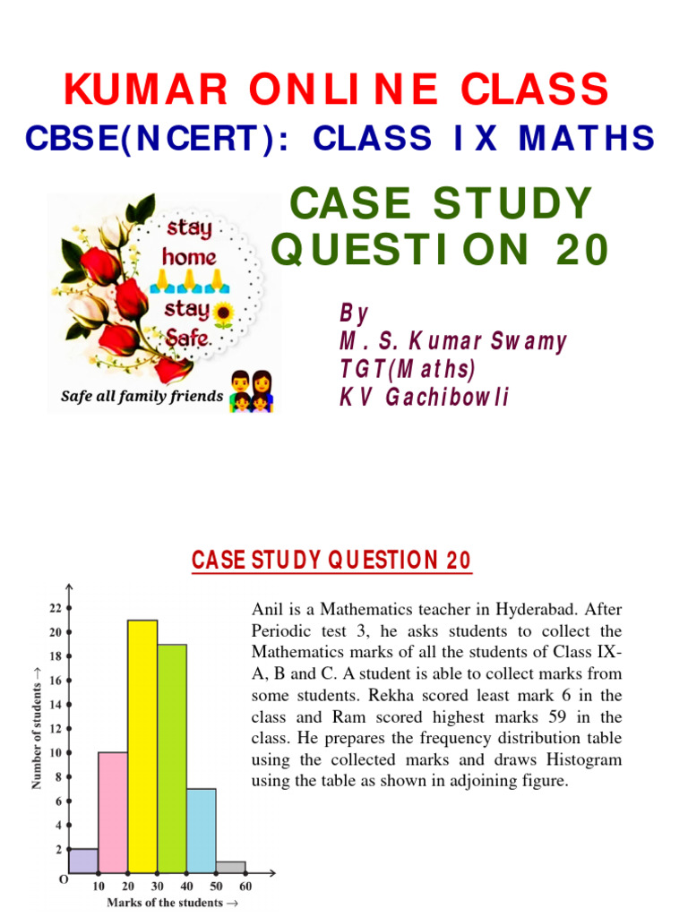 Maths Ix Case Study Question 20 | PDF