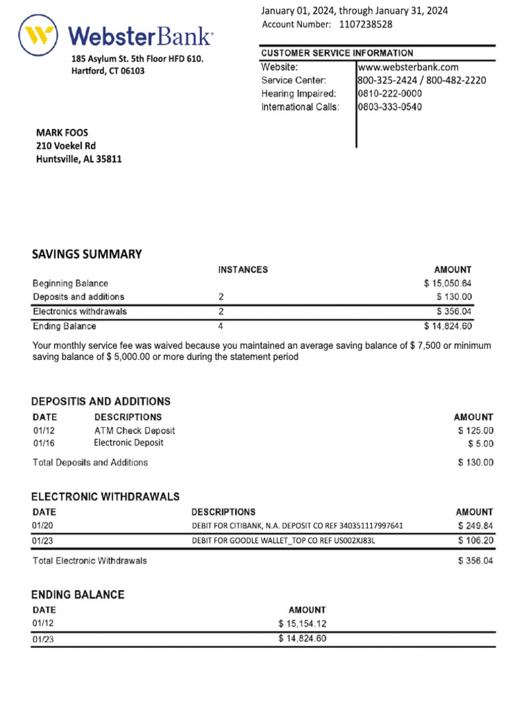 Mark Statement 1 | PDF