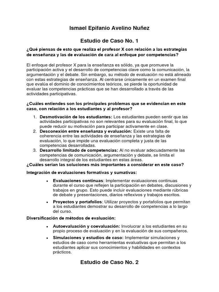 TIi-Act.1. Avelino Nuñez | PDF | Evaluación | Ciencia cognitiva
