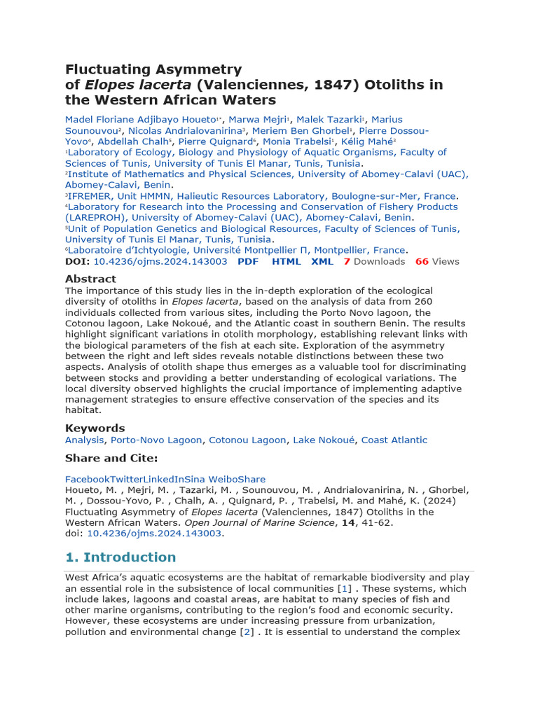 Fluctuating Asymmetry Of Pdf Principal Component Analysis
