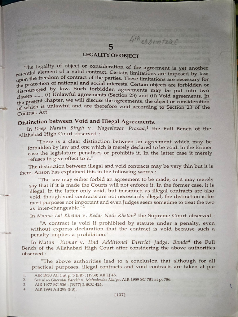 Legality of Object | PDF