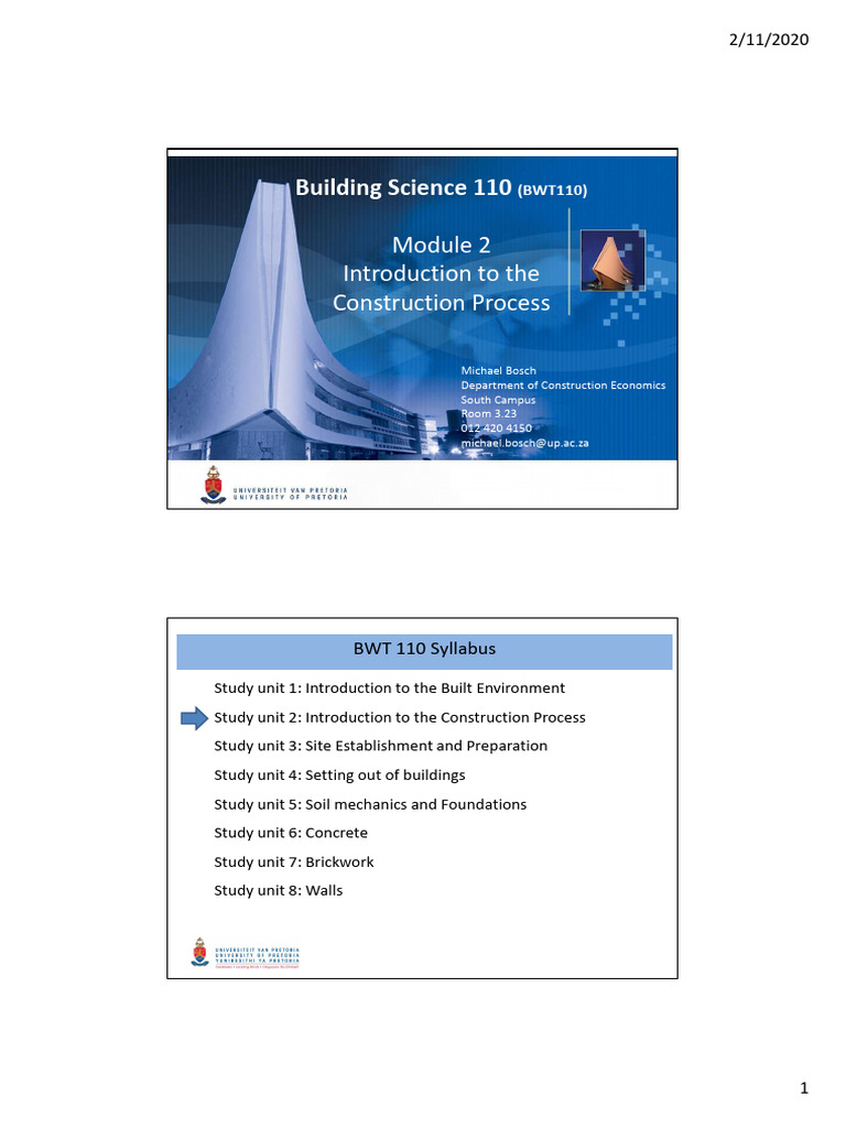Introduction to Construction Process | PDF | Building | Architect