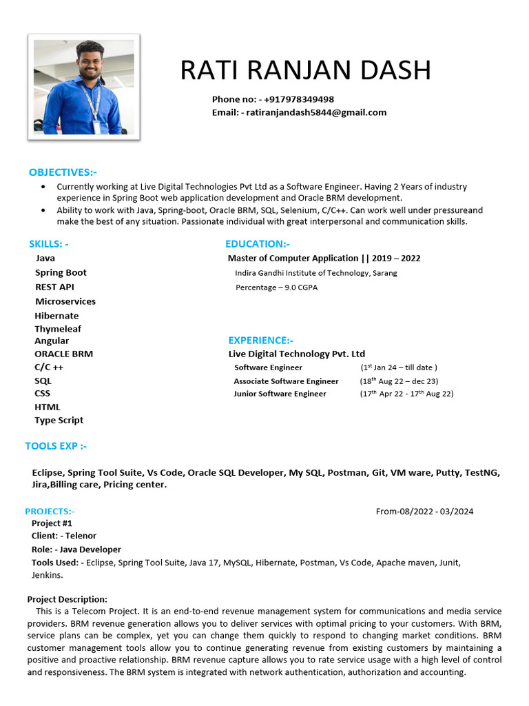Rati Ranjan Dash Pdf Databases Java Programming Language 6437