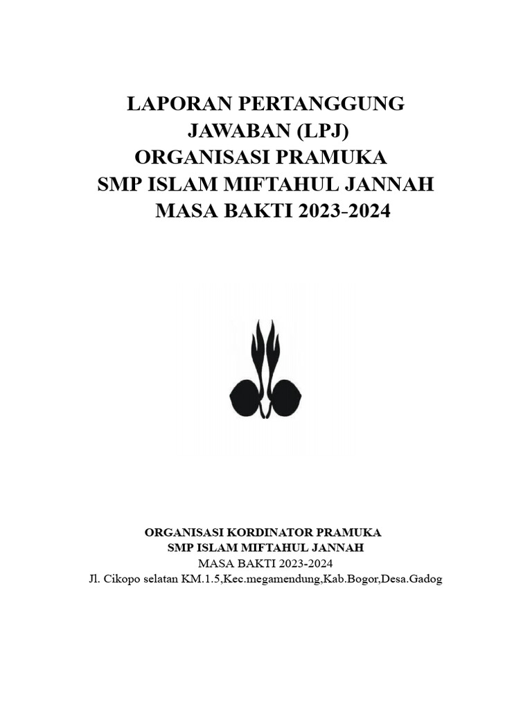 LPJ Pramuka 2023 2024 | PDF | Karier & Perkembangan
