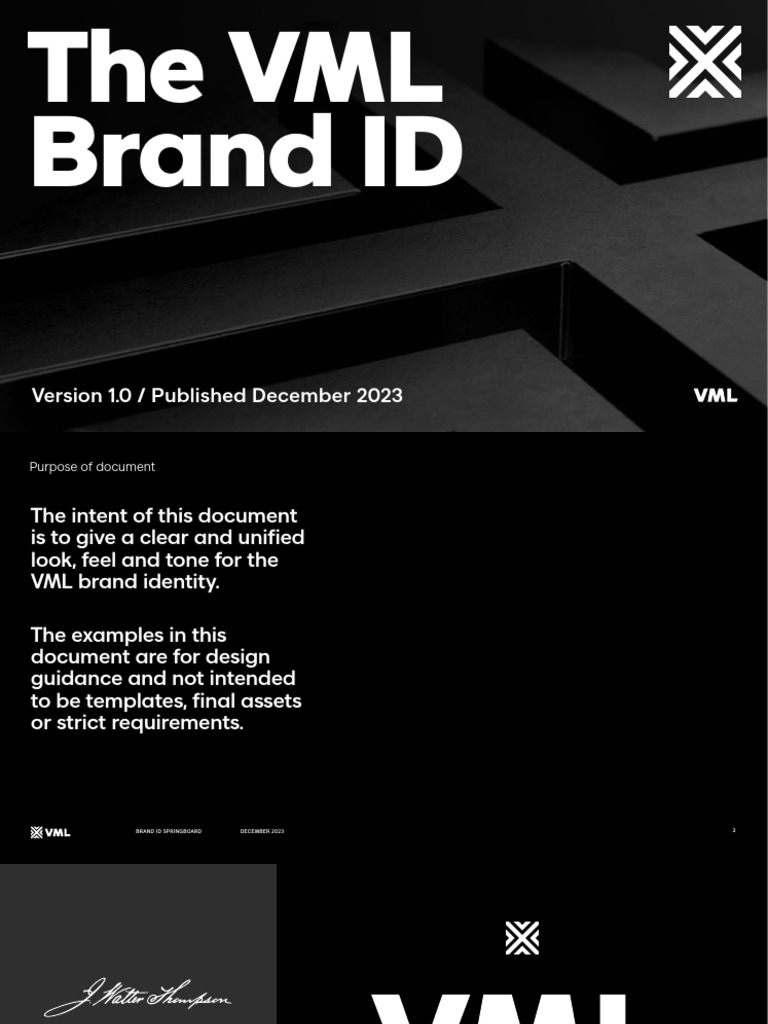 VML Brand Identity Guidelines | PDF | Logos | Brand
