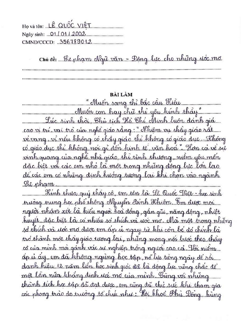 Bai Luan Tham Khao | PDF