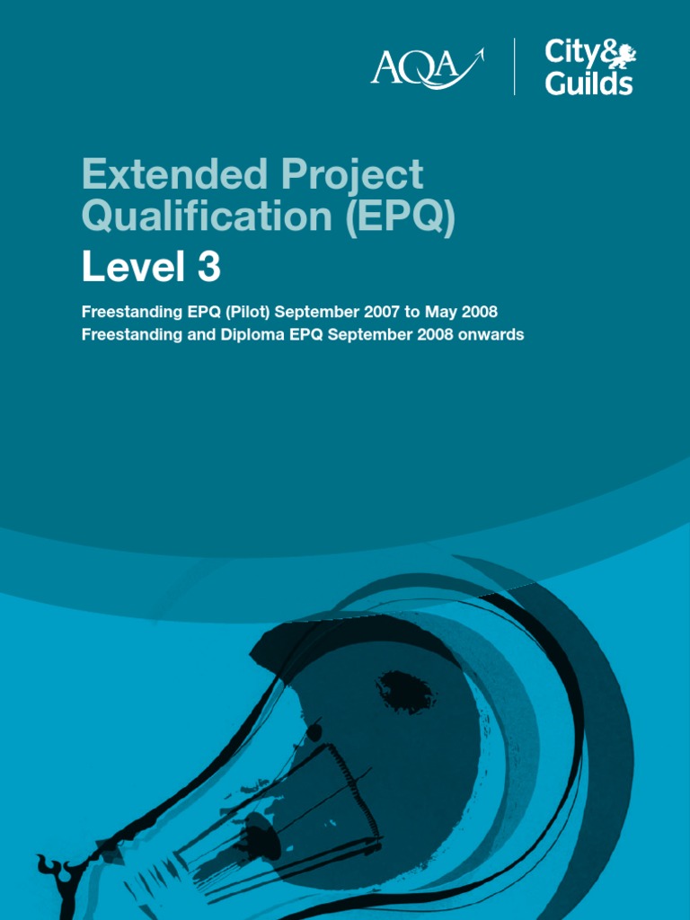 Extended Project Qualification (EPQ) : Level 3 | PDF | Evaluation ...