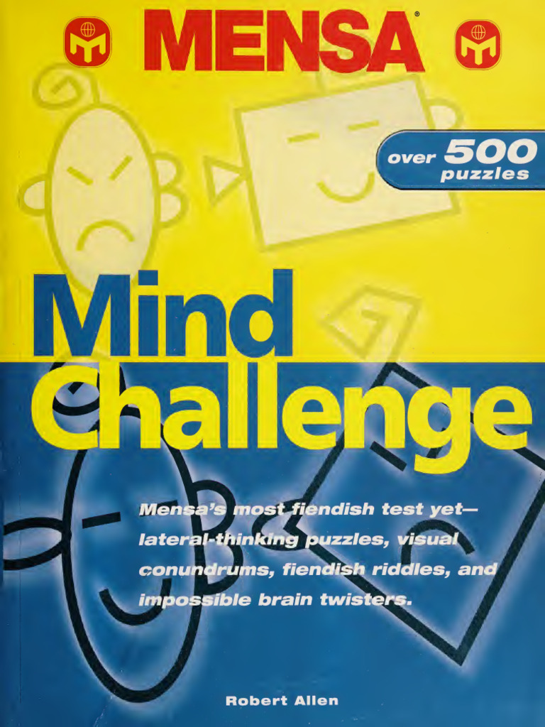 Mensa Mind Challenge Puzzles | PDF | Puzzles | Copyright