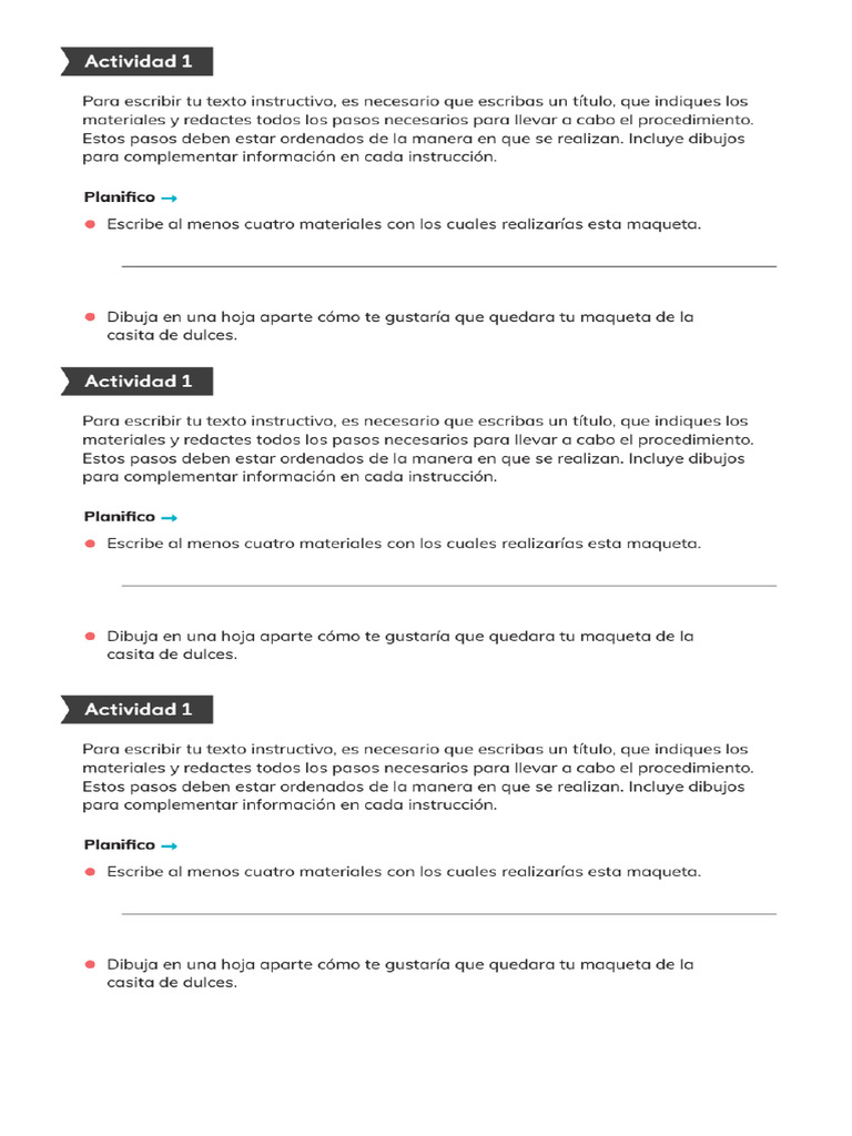 El Instructivo 3ro Básico | PDF