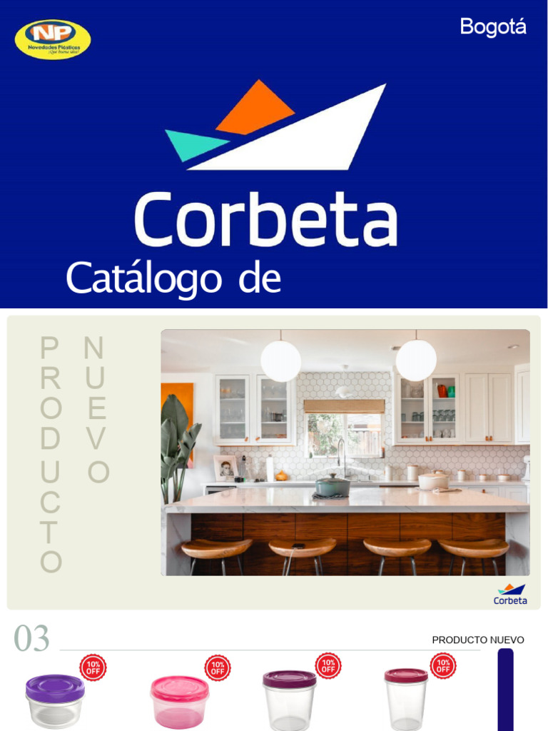 Catálogo de Productos Corbeta 2023 | PDF | Vajilla | Implementos nacionales