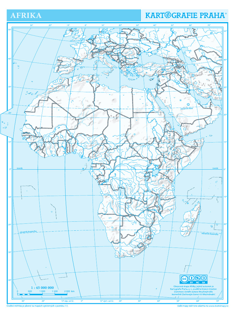 Slepá Mapa Afriky | PDF