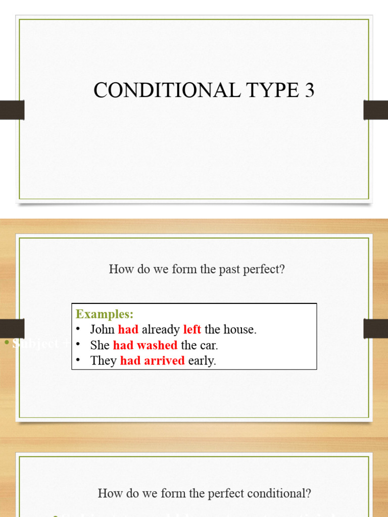Understanding Third Conditional Structures | PDF