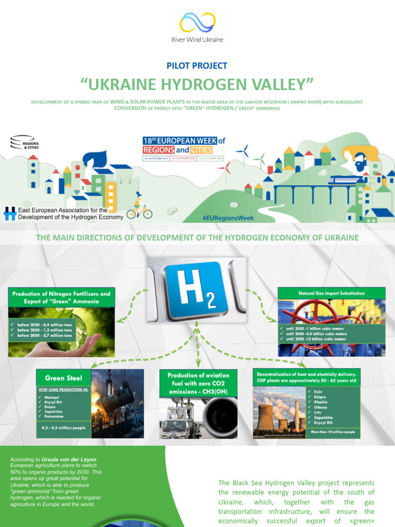 Ukraine Hydrogen Valley | Download Free PDF | Power Station | Wind Power