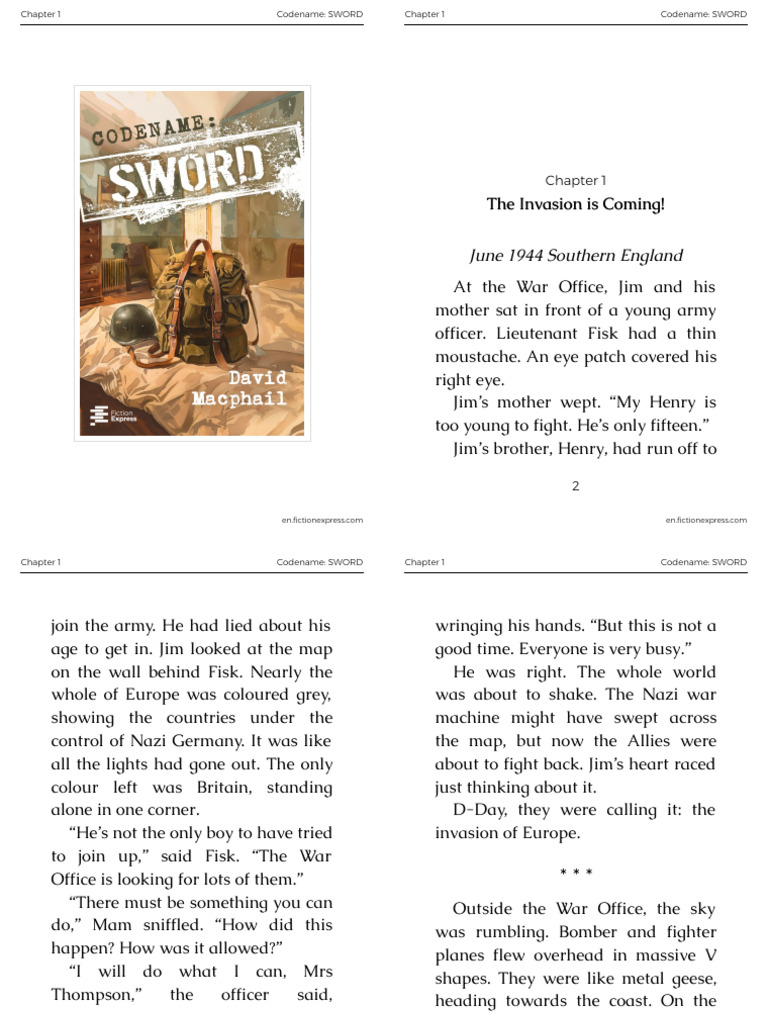 Codename Sword Chapter 1 Landscape | PDF