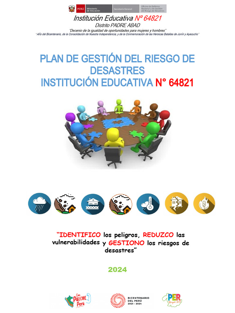 Plan GRD Iiee 2024 | Descargar gratis PDF | Radiación | Relámpago