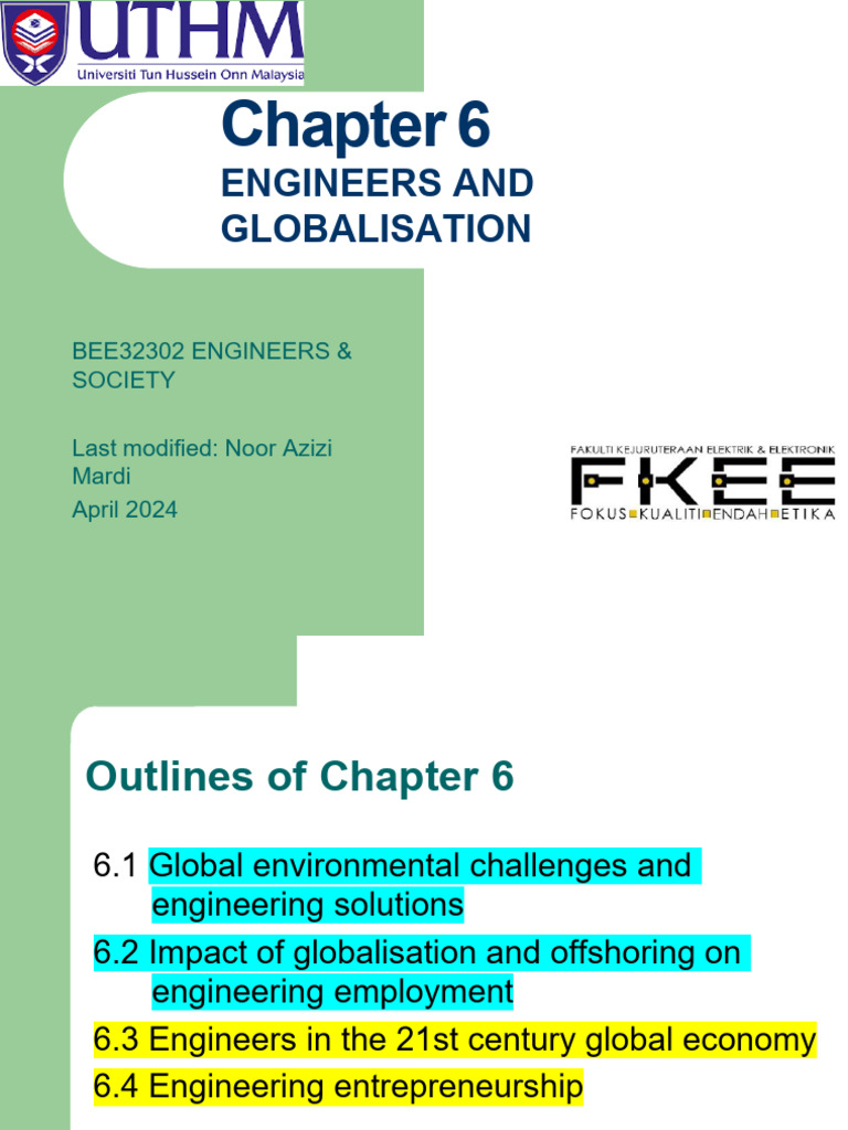 6 Globalization - 2024 | PDF | Outsourcing | Entrepreneurship