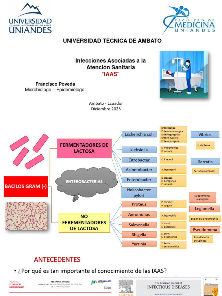 CLASE IAAS - Merged | PDF | Medicina CLINICA | Microbiología