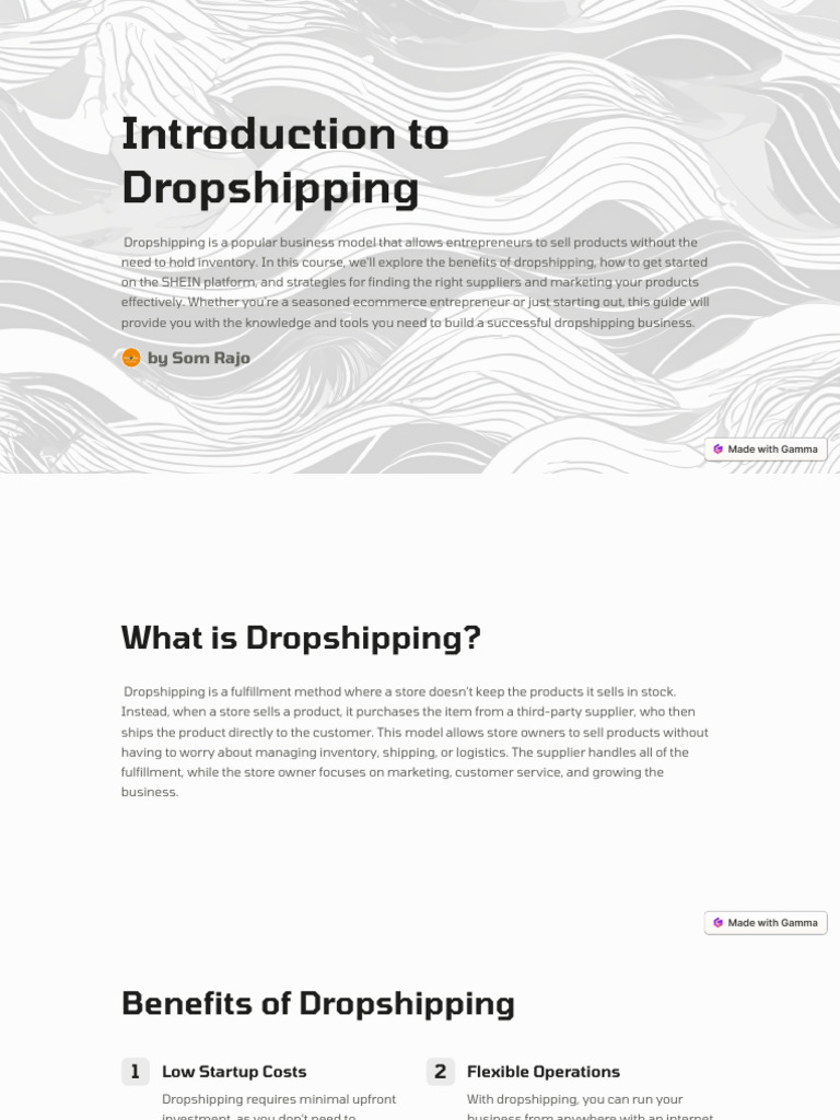 333-to-Dropshipping | PDF | Marketing | Business