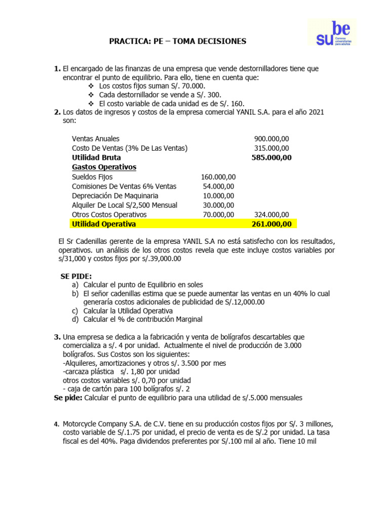 Pe Practica | PDF | Compartir (Finanzas) | Business