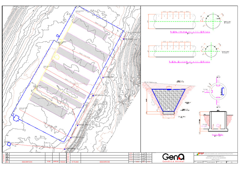Ga-API-sub-001 - Ubicacion de Subdrenes-Layout3 | PDF