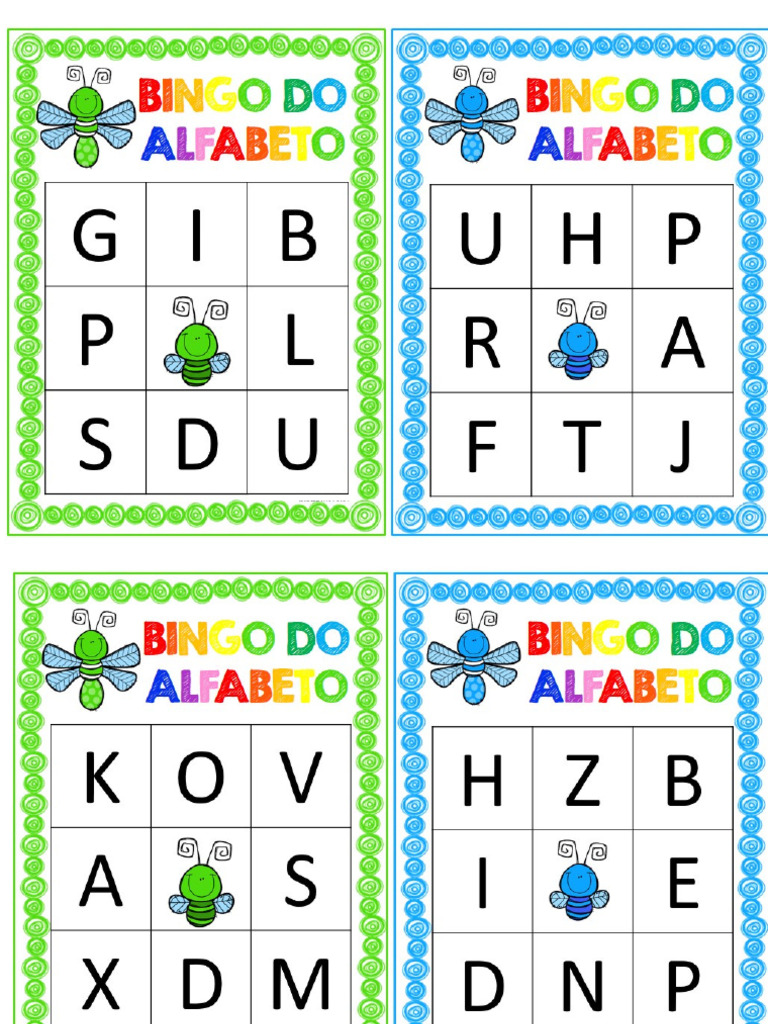 Bingo de Letras | PDF