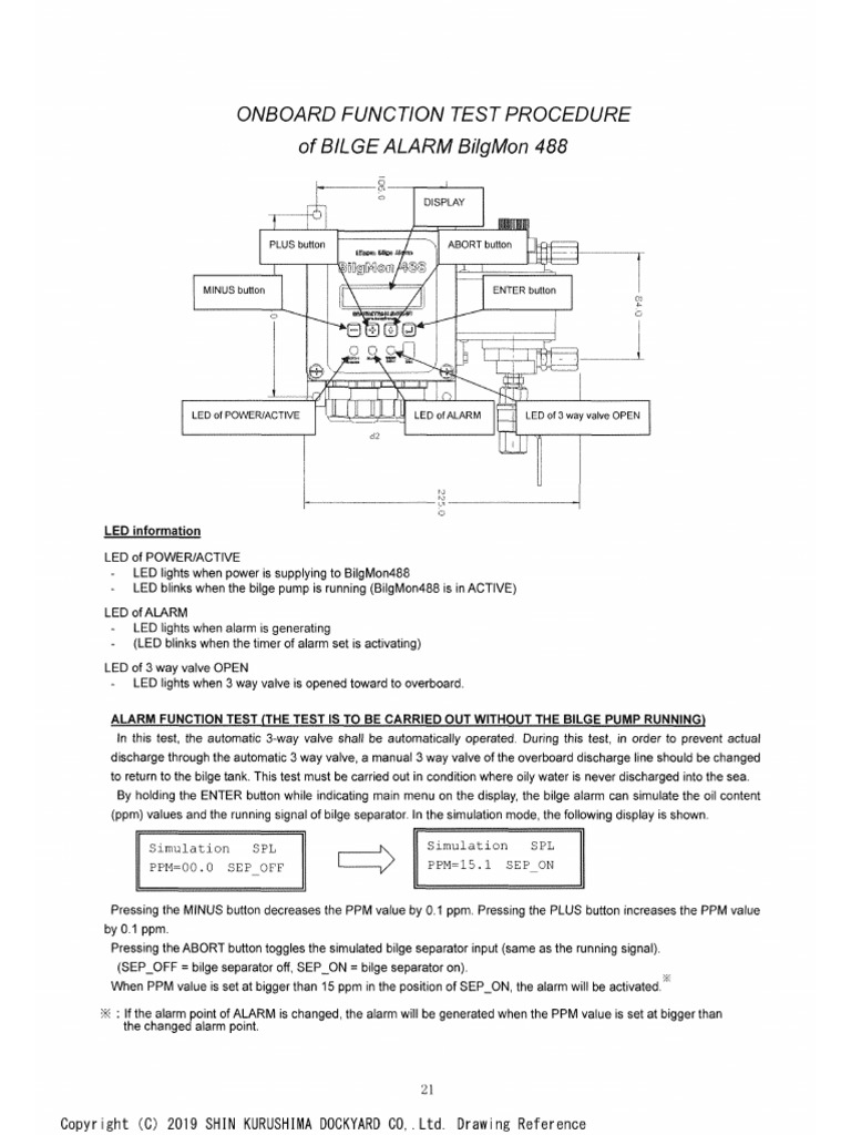 Ows 15 PPM Bilgmon488 | PDF