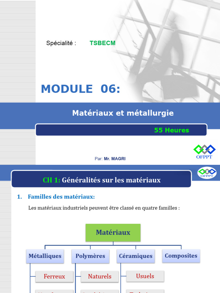MODULE 06 (Autosaved) | PDF | Acier | Métaux