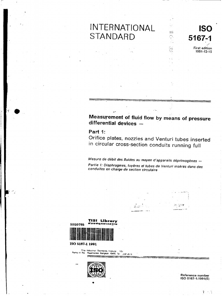 Iso 5167-1 | PDF