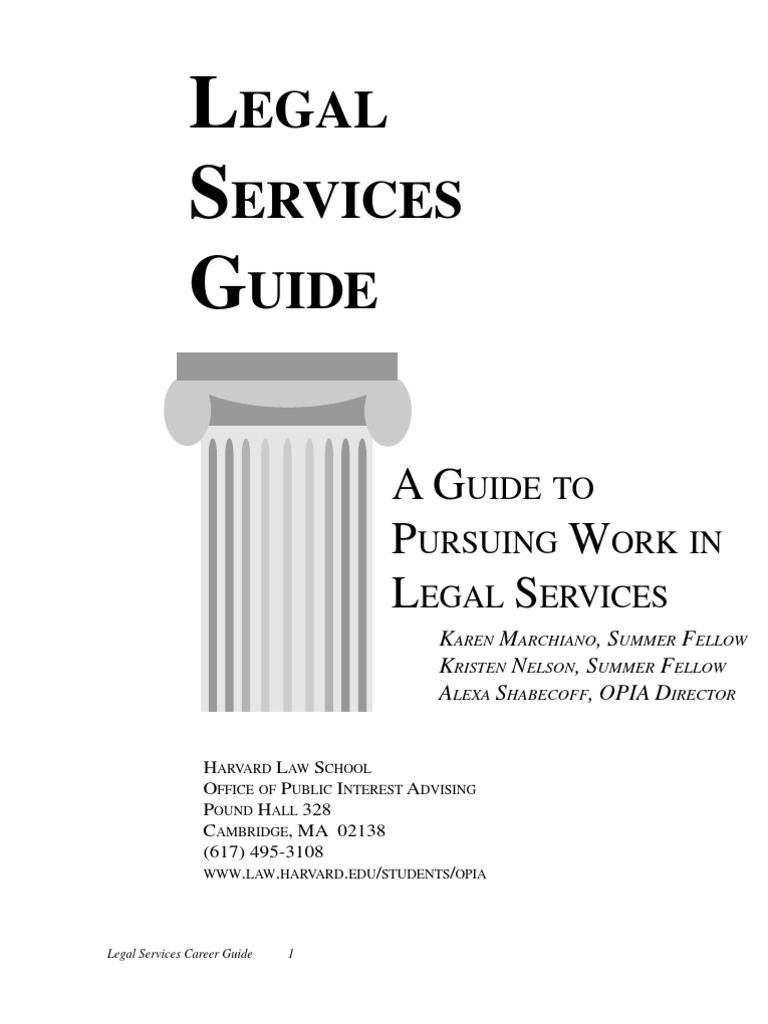 Guide Legal Services | PDF | Practice Of Law | Lawyer